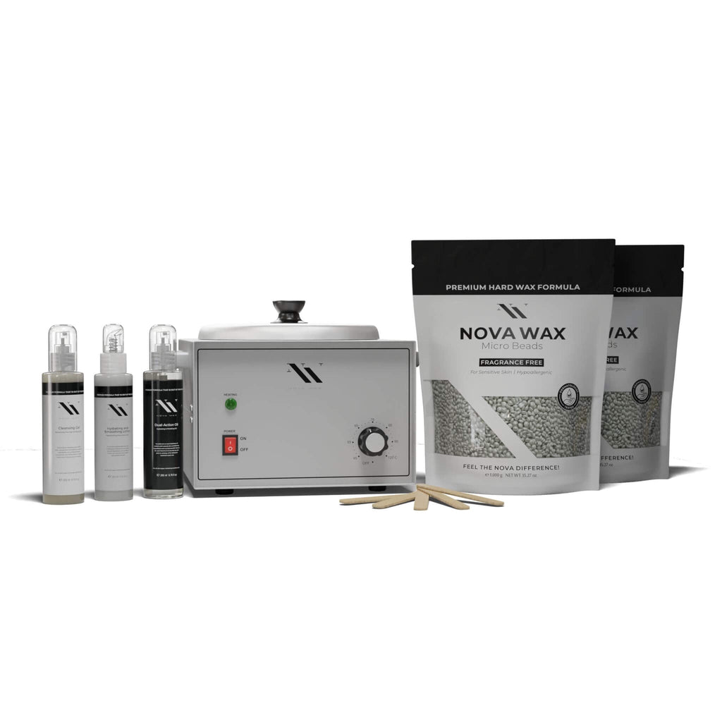 Professional Large Hard Wax Warmer Kit With Microbeads - 5.5lb – Nova Pro